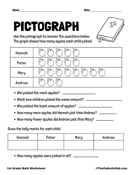 Image result for First Grade Math Graphing Worksheet
