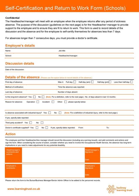 Image result for Return to Work Notice Sample