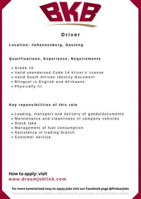 Image result for Code 10 Driver Jobs