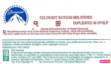 Image result for Paramount VHS Sticker Label