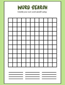 Image result for How to Create a Word Search