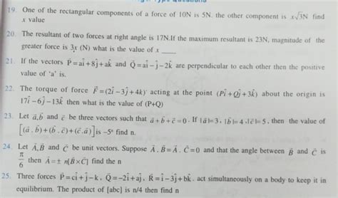 Image result for One of the Rectangular Components of a Force