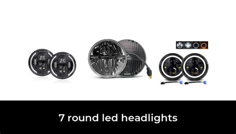Image result for 7 Round LED Headlights