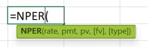 Image result for Excel Nper Function