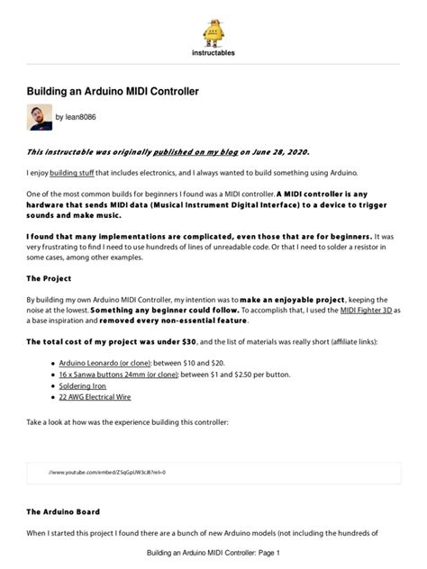 Image result for DIY Arduino Midi Controller