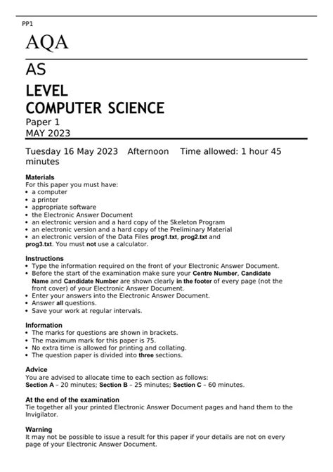 Image result for Computer Science a Level Paper 1