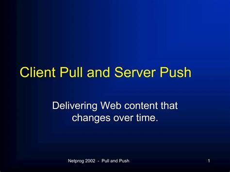 Image result for Push Technology Client/Server