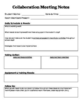 Image result for Collaboration Notes