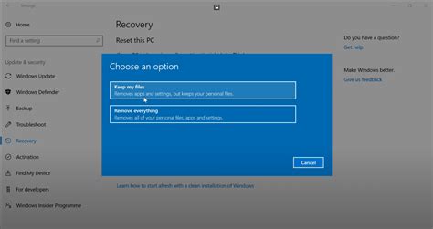 Image result for Reinstall Windows Restore Setting Device List