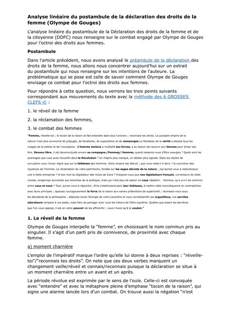 Image result for Olympes De Gouges Postambule