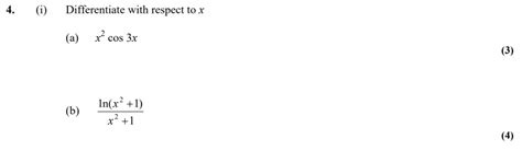 Image result for Differentiation Quotient Rule a Level Math