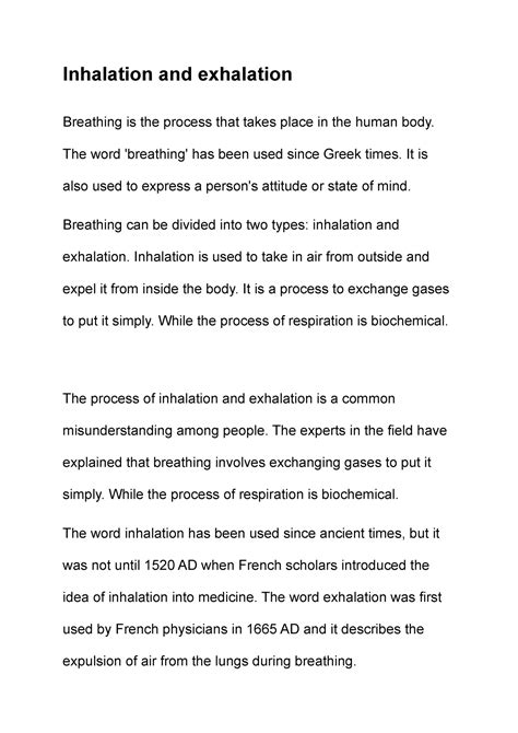 Image result for Process of Exhalation and Inhalation