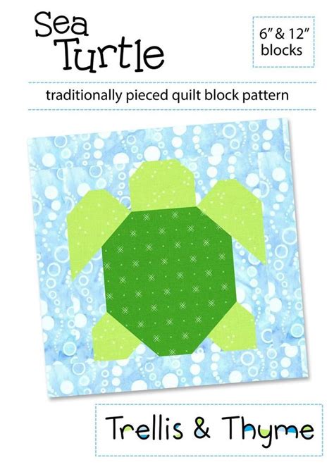 Image result for Turtle Quilt Block Pattern Tutorial