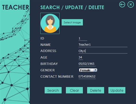 Image result for School Management System Project Java