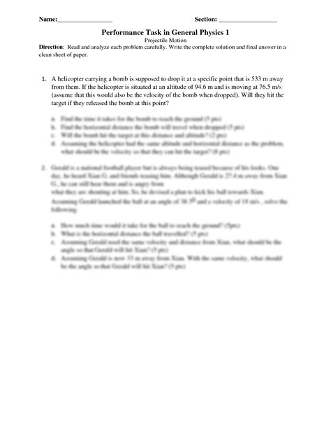 Image result for Projectile Motion Practice Questions