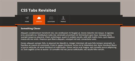 Image result for Modern CSS Tab
