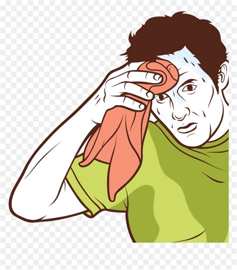 Image result for Guy Sweating Meme Button