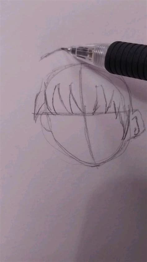 Image result for Anime Hair Drawing Tutorial
