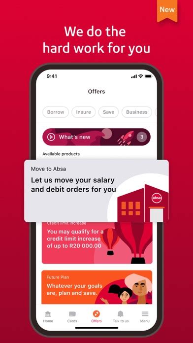 Image result for Absa Banking App Menu