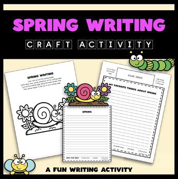 Image result for Spring Writing Page