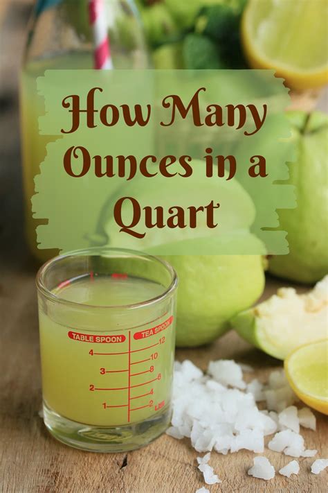 How Many Ounces in a Quart? - Healthier Steps - MSF Resources