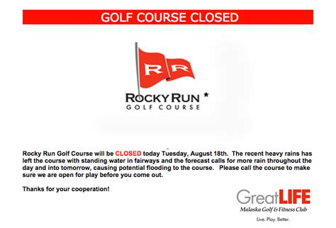 Image result for Golf Course Closed