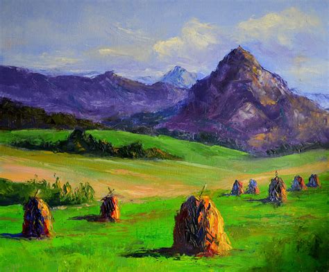 Oil painting (landscapes) on Behance