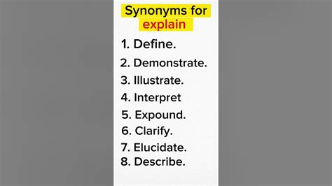 Image result for Explaining Synonym