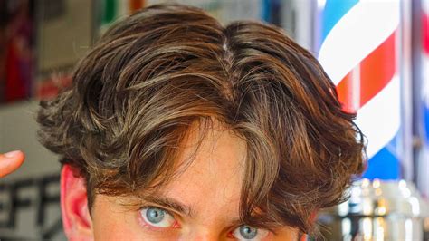 Image result for Middle Part Hair Tutorial