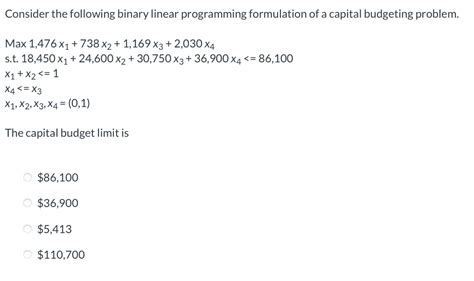 Image result for Binary Linear Programming