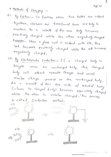 Image result for Physics Electrostatic 12th Class Notes