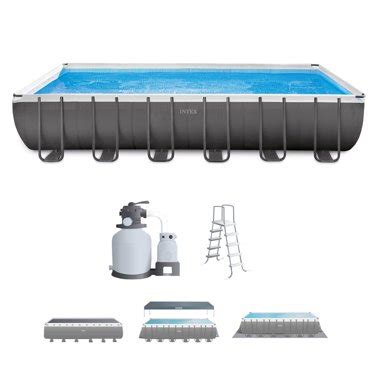Image result for How to Setup a Intex Ultra XTR Rectangular Pool 12 X 24