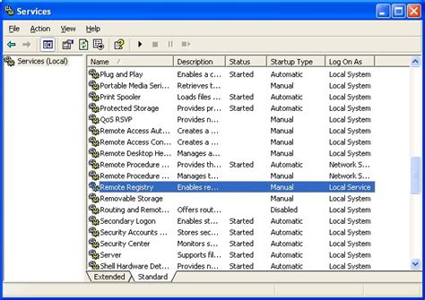 Image result for Remote Registry Service