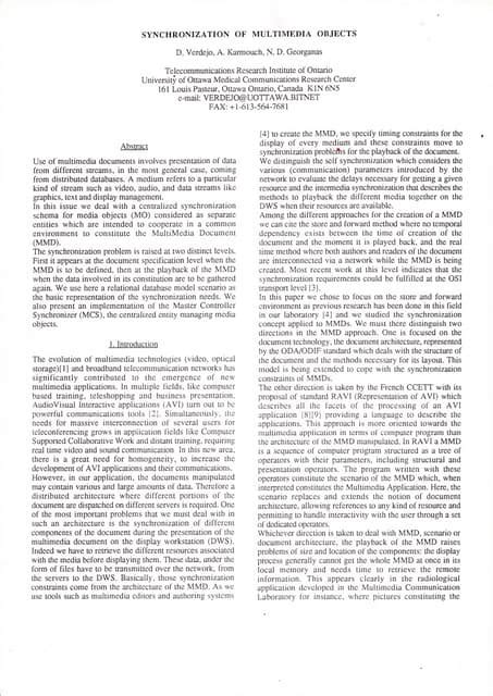 Image result for Synchronization in Multimedia