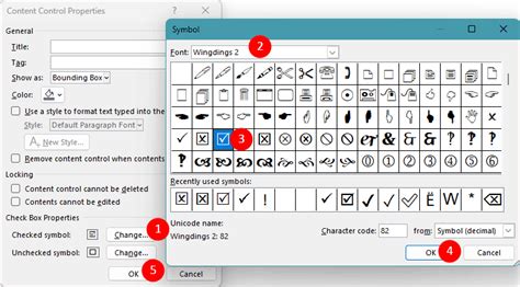 Image result for Check Box Content Control Word