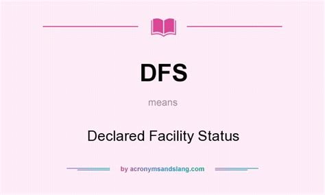Image result for DFS Status Command