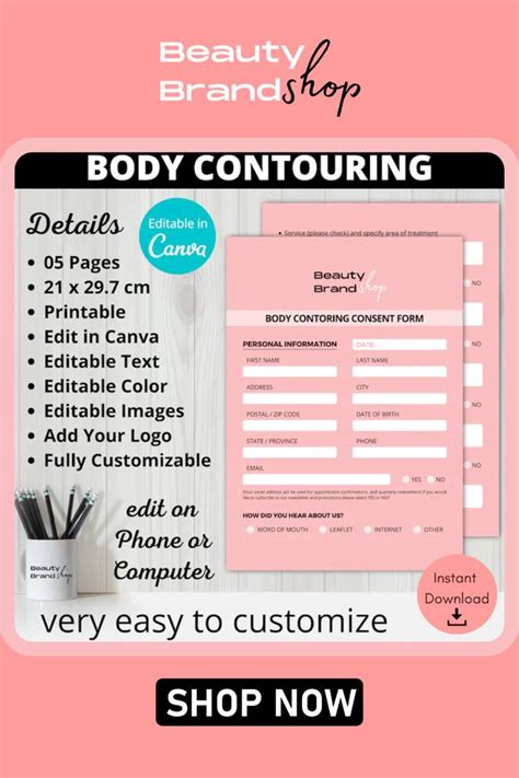 Image result for Body Contouring Intake Form
