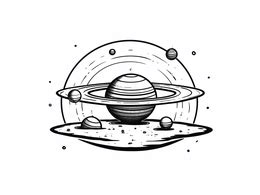 Image result for Saturn Drawing Inside Color