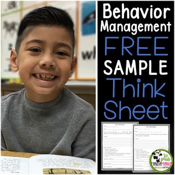 Image result for Think Sheet Behavior Management