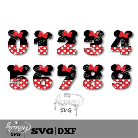 Image result for Minnie Mouse Numbers