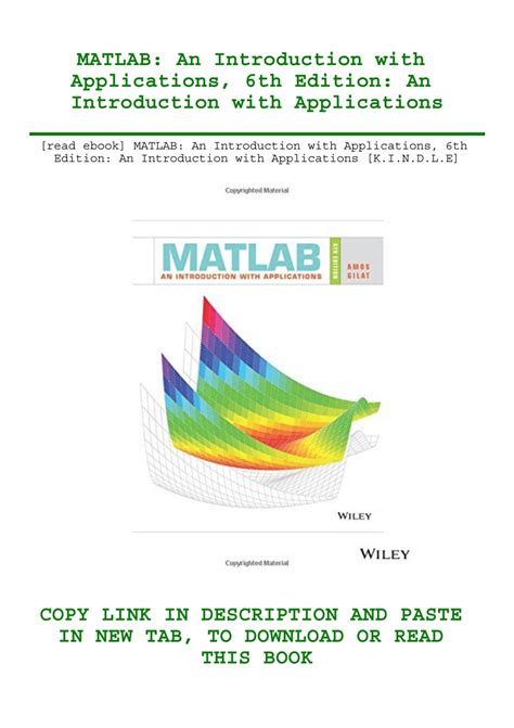 Image result for MATLAB 6th Edition PDF