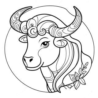 Image result for Taurus Coloring Pages