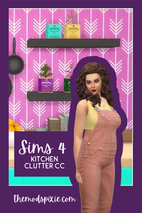 Image result for Sims 4 Kitchen Clutter CC