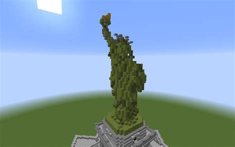 Image result for Mini Statue of Liberty Minecraft Tutorial