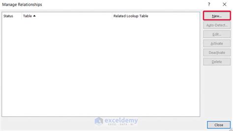 Image result for Excel Data Model Create Relationship