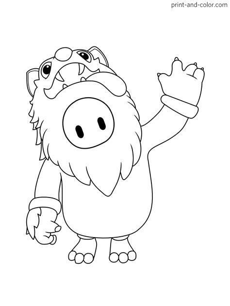 Image result for Fall Guys Coloring Pages