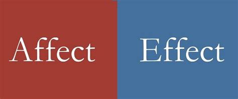 Image result for Diff Between Effect and Affect