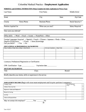 Image result for Practice Job Application Form