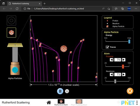 Image result for Rutherford Simulation