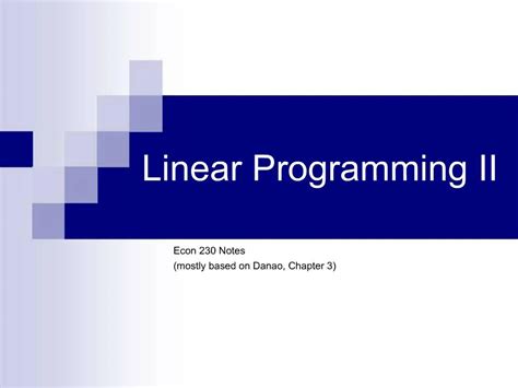 Image result for Linear Programming SlideShare
